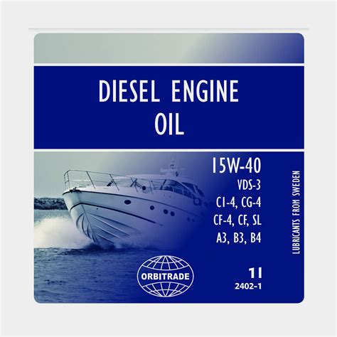 Mineralöl Für 4 Takt Innenborder Orbitrade Diesel Engine Oil 15w 40 Für Dieselmotoren Acea A3