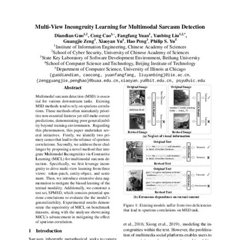 Multi View Incongruity Learning For Multimodal Sarcasm Detection Acl