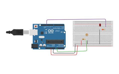 Circuit Design Prática 3 Ldr Monitor Serial Tinkercad