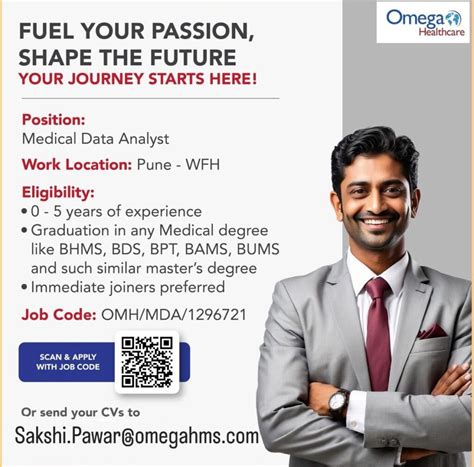 Medical Data Analyst Jobs Wfh Omega Healthcare Pune 0 5 Years Exp Career Pathway