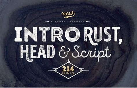 Intro Rust Font Dafont Free