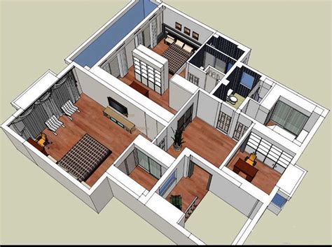 Sketchup平面图 千图网