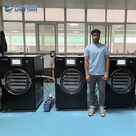 Freeze Dryer Candy Milk Fruit Food Drying Lyophilizer Machine For Home With Oil Free Vacuum Pump