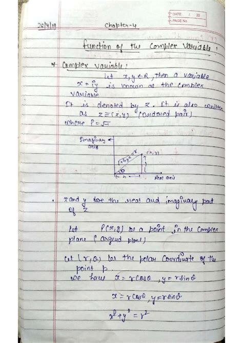 Maths Complex Variabledifferentiation Btech Studocu
