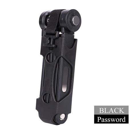 Anti Cut Safety Mtb Folding Bike Lock Anti Theft Alloy Steel Foldable Bicycle Lock Keys Password
