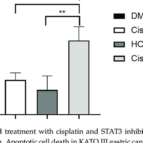 Combined Treatment With Cisplatin And Stat3 Inhibitor Enhances The