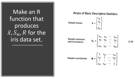 Solved Make An R Function That Produces X Sn R For The Chegg Com