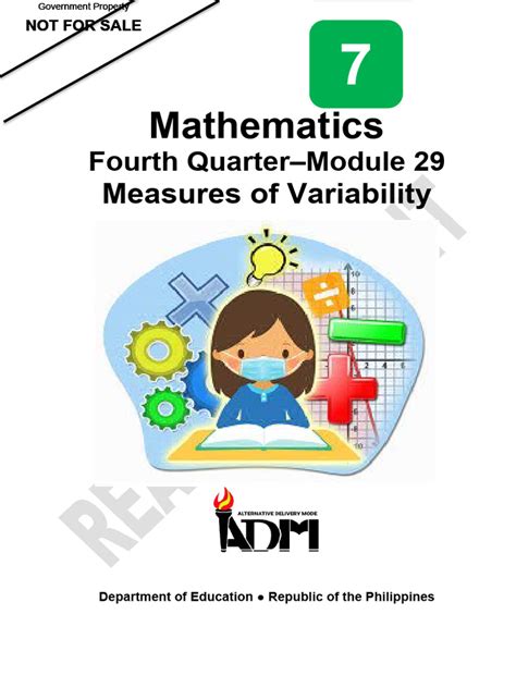 Mathematics7 Q4 Mod29 Measures Of Variability Grouped Data V5