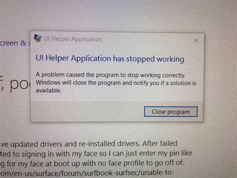 Windows Hello Won T Turn Off Poor Facial Recognition Microsoft Community