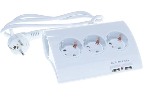 Удлинитель СТАРТ с Usb с заземлением и защитой от детей 5 розеток 1 5м С У S 5x1 Zdv 2usb С У S