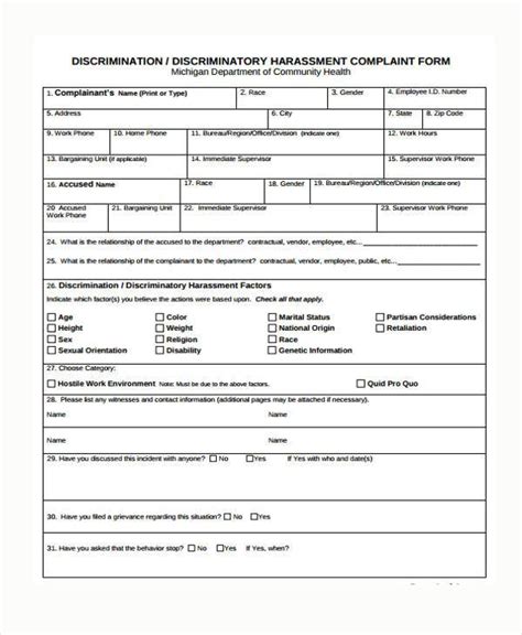 Sexual Harassment Investigation Report Template