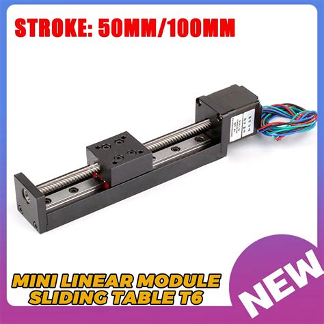 Linear Guide Rail Cnc Slide Stage Actuator Ball Screw Motion Table