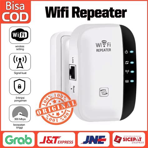 Jual Original WIFI Repeater 300Mbps Wireless WiFi Signal Range Extender 802 11N B G Wifi