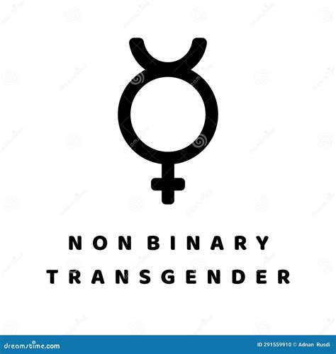Transgender Gender Symbol Part Of Lgbt Community Vector Illustration Hand Drawn Cartoon Clip