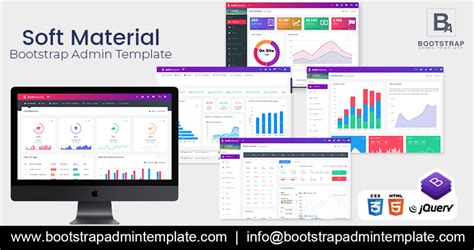 Soft Material Bootstrap 4 Admin Templates And Bootstrap Admin Web App