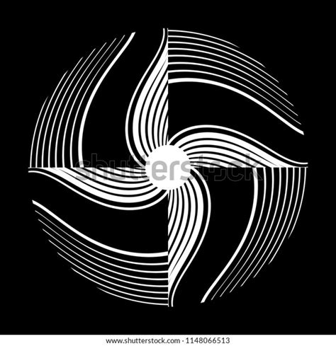 Rotation Design Element Circle Shape Vector Stock Vector Royalty Free 1148066513 Shutterstock