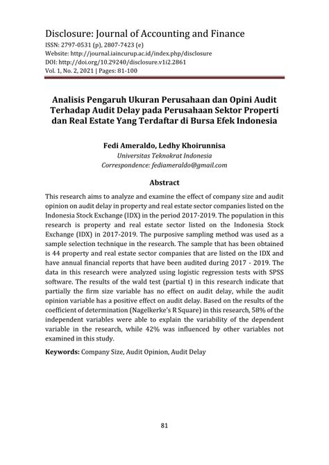 Pdf Board Characteristics And Anti Corruption Disclosure Of Indonesian Companies