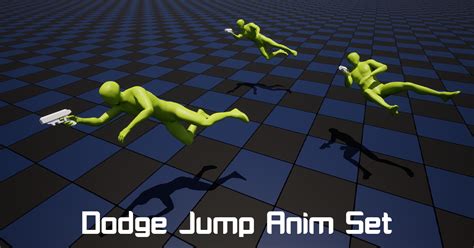 Dodge Jump Anim Set 3d アニメーション Unity Asset Store