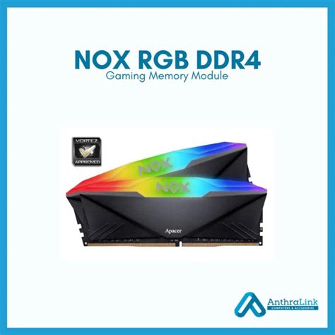 Apacer Nox Rgb Ddr4 Ram Gaming Memory Module Lazada Ph