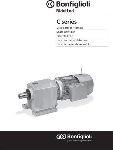 C Series Bonfiglioli MontÁŽ PŘÍmo V BrnĚ DodacÍ Doba Do 3 DnŮprůmyslové Převodovky