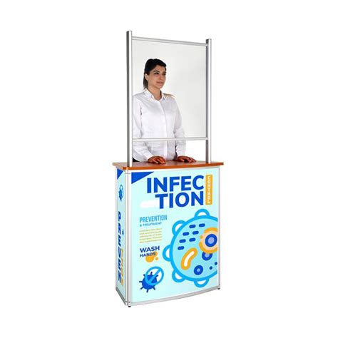 Promotion Counter Convex Incl Spit Protection Vkf Renzel Bv