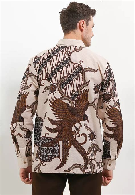 Jual Krisna Batik Barry Shirt Kemeja Batik Pria Panjang Original 2026