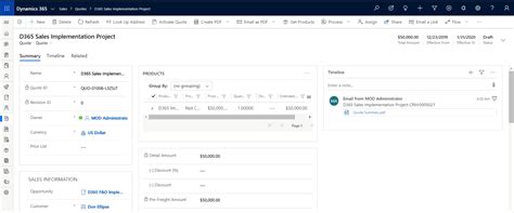 Intro To Dynamics Sales Ellipse Solutions