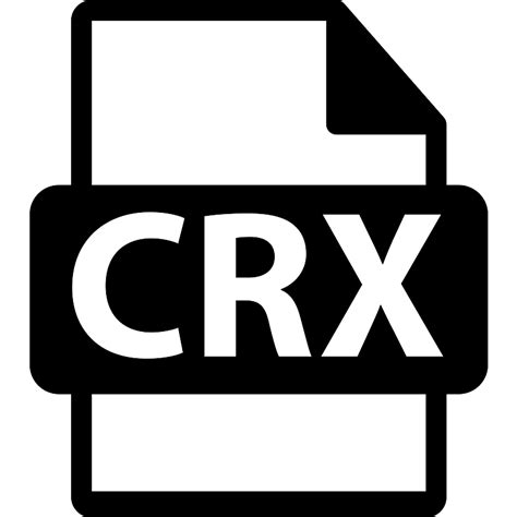 Crx File Format Symbol Vector SVG Icon SVG Repo