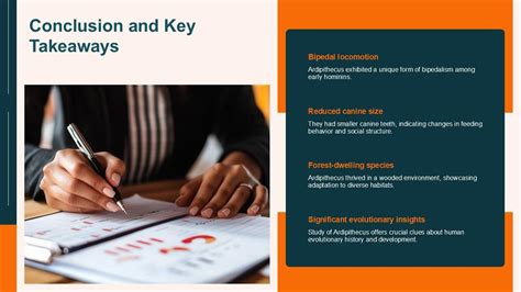 Conclusion And Key Takeaways Ardipithecus Characteristics Ppt Structure