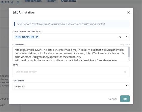 Managing Annotations
