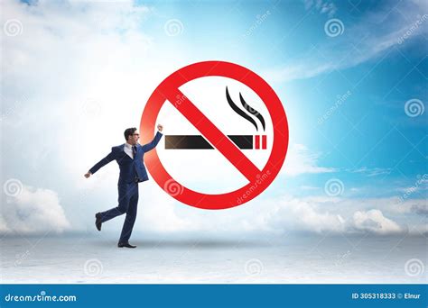 Anti Smoking Concept With Antismoking Logo Stock Image Image Of Toxic