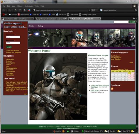 Drupal Theme Positioning Tarn Aeluin