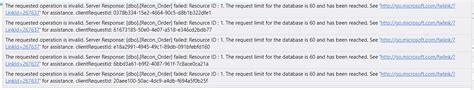 Solved The Requested Operation Is Invalid Power Platform Community