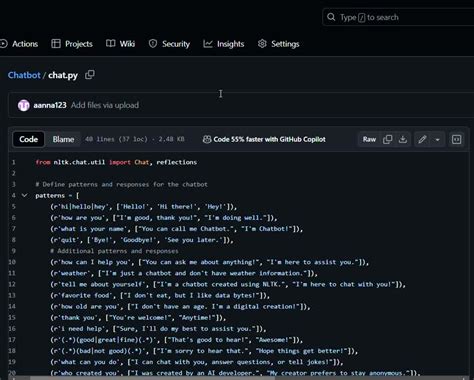 Internship At Codealpha Chatbot Project Annapoorani Vijayan Posted On The Topic Linkedin