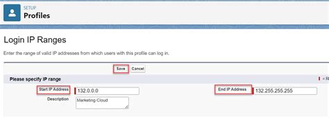How To Restrict Login Ip Addresses In Profiles In Salesforce