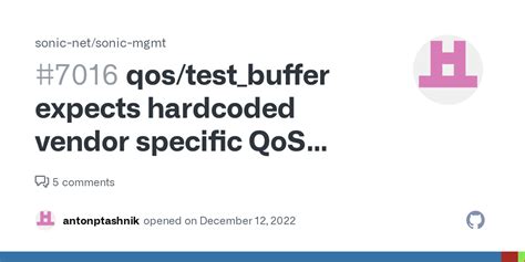 Qos Test Buffer Expects Hardcoded Vendor Specific QoS Settings Issue