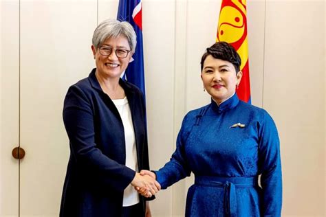 Гадаад харилцааны сайд Б Батцэцэг Австралийн Гадаад хэргийн сайд Пенни Вонгтой албан ёсны