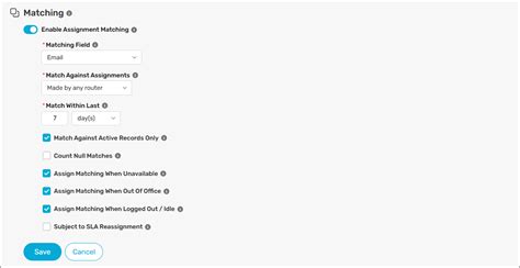 Assignment Matching Kubaru