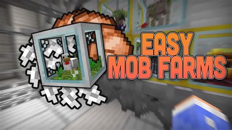 Easy Mob Farm Minecraft Mod Showcase Youtube