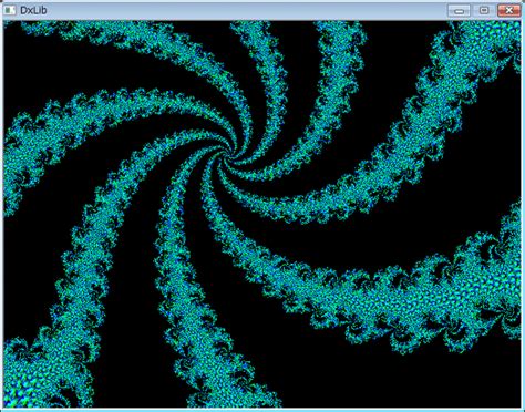 ジュリア集合を描いてみた（visualc ＋ directx で描画）