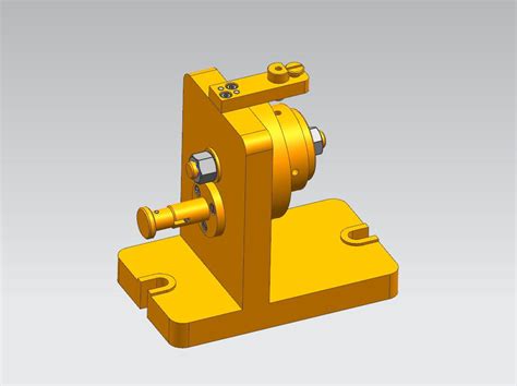 拨叉钻孔夹具（cad图 Ug三维） Step 模型图纸下载 懒石网
