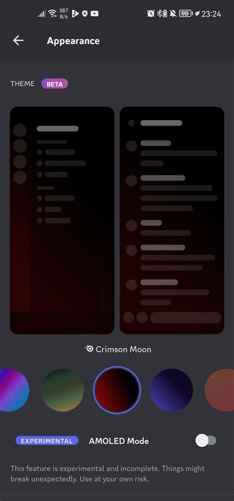 Discord Added Themes To Mobile App R Discordapp