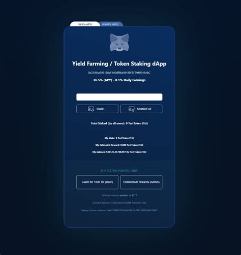Decentralized Staking Platform Multichaintoken Staking Dapp Devpost