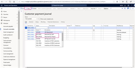 Microsoft Dynamics 365 Finance Accounts Receivable Customer Payment Receipts Mahmood Ul Hassan