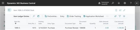 Item Ledger Entries Vs Value Entries Dynamics Business Central Insights