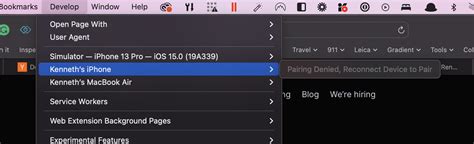 core show parring status for devices · issue 115 · inspectdev inspect issues · github