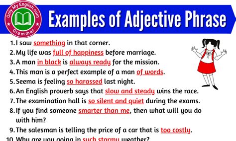 Adjective Phrase Useful Examples Of Adjectival Phrases • 46 Off