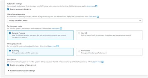 getting started with aws elastic file system cloudysave