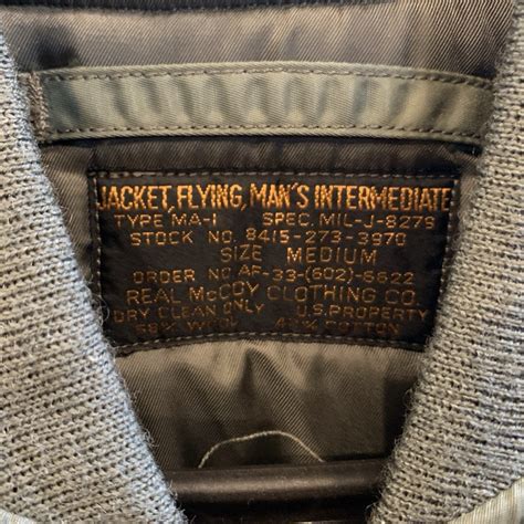 The Real Mccoys（ザ・リアルマッコイズ）のma 1（旧）を買い取りしました！ 古着買取のjunk Vintage