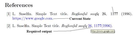Bibliographies Href Link Beyond Group TeX LaTeX Stack Exchange